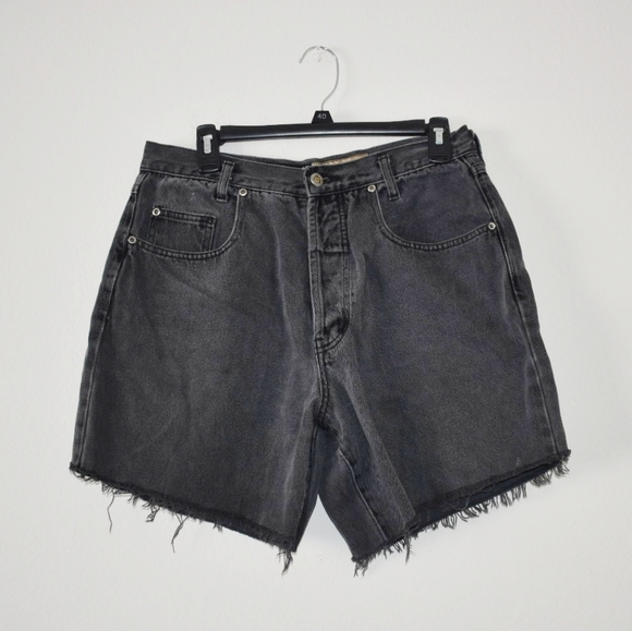 Shorts | Vintage Black Denim Cut Offs | Poshmark